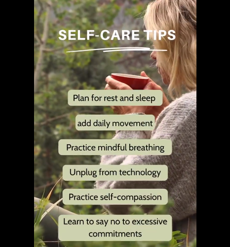 Daily Self Care tips - The Counsellor Collective